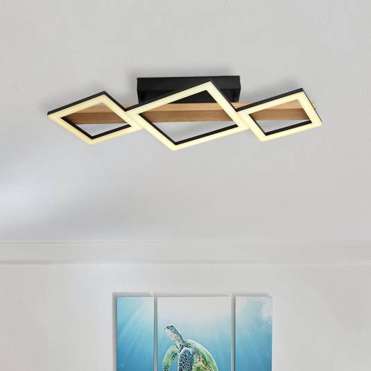 Dustin LED ceiling light, 3-bulb | Lights.co.uk