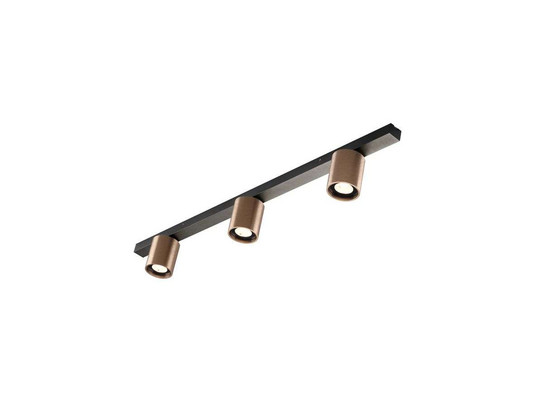 Focus Mini plafonnier LED L70 à 3 lampes, laiton - LIGHT-POINT ...