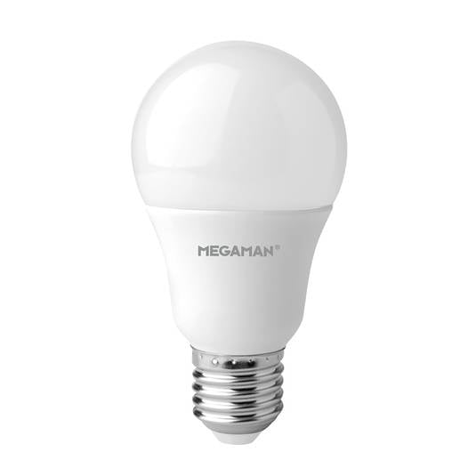 MEGAMAN E27 7W ampoule LED A60 810lm 4 000K opale | Luminaire.fr