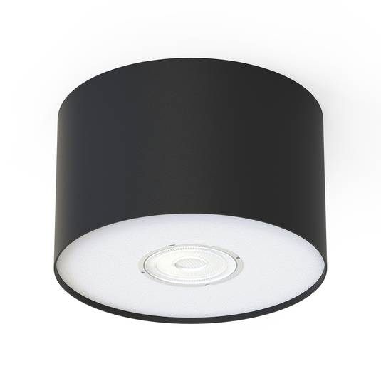 Downlight Point S, noir/blanc/noir | Luminaire.fr