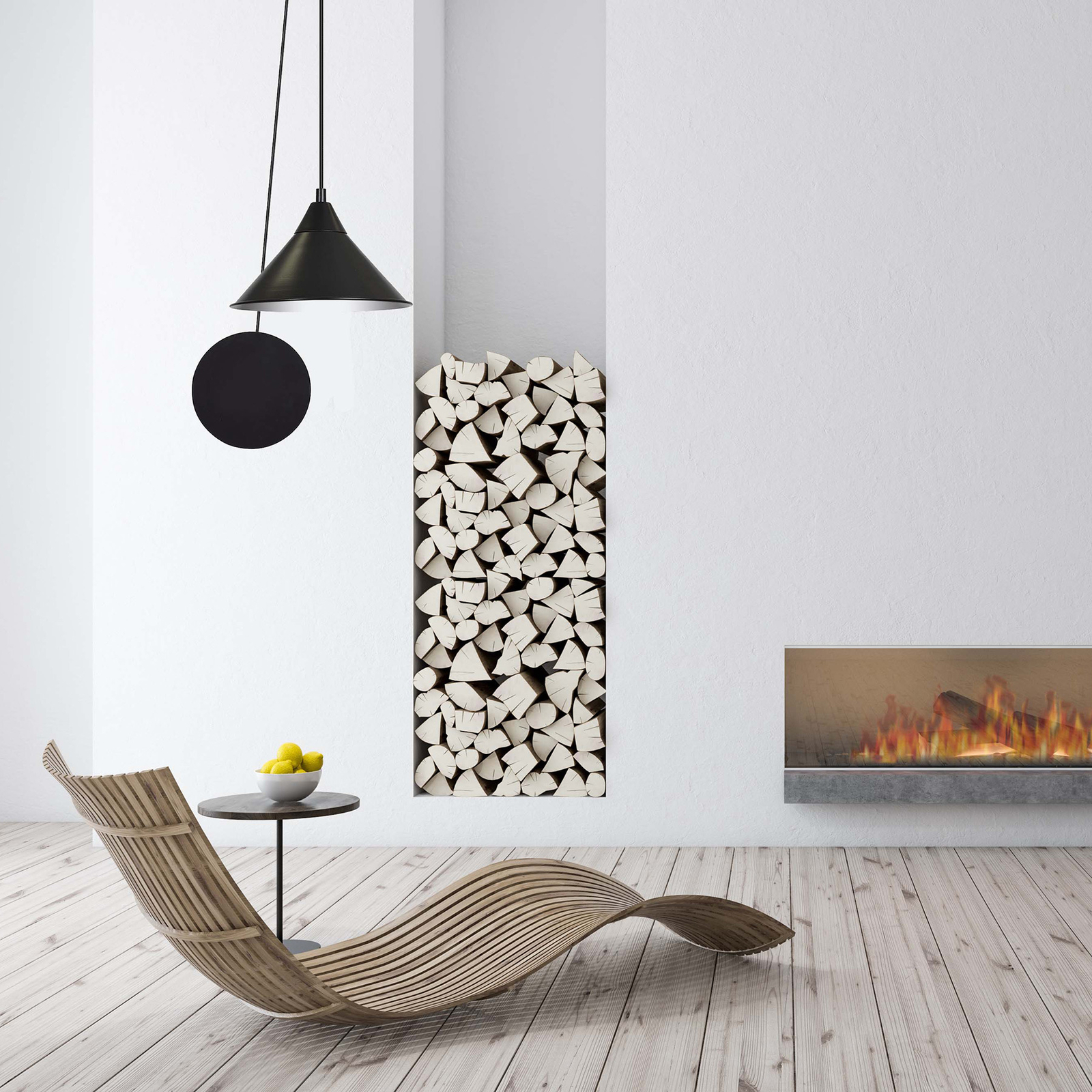 Ramo pendant light, one-bulb, black | Lights.co.uk