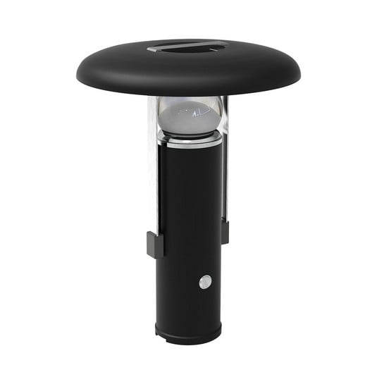 LED table lamp Camping, black, aluminium, PMMA, CCT | Lights.co.uk