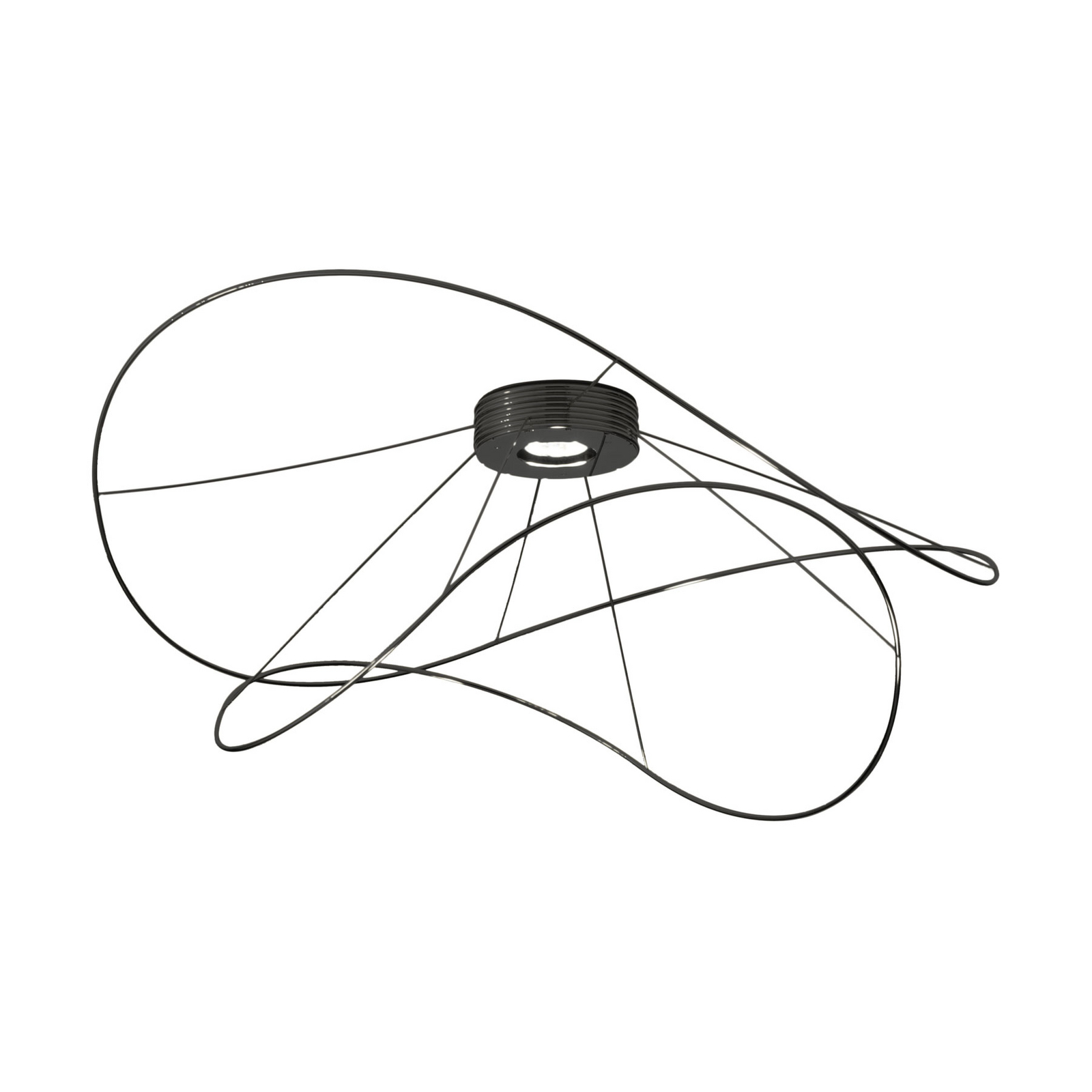 Axolight Hoops 2 LED kattovalaisin Musta Nettilamppu fi