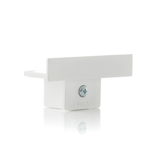 Eutrac Endkappe für Einbauschiene, weiß | Lampenwelt.ch