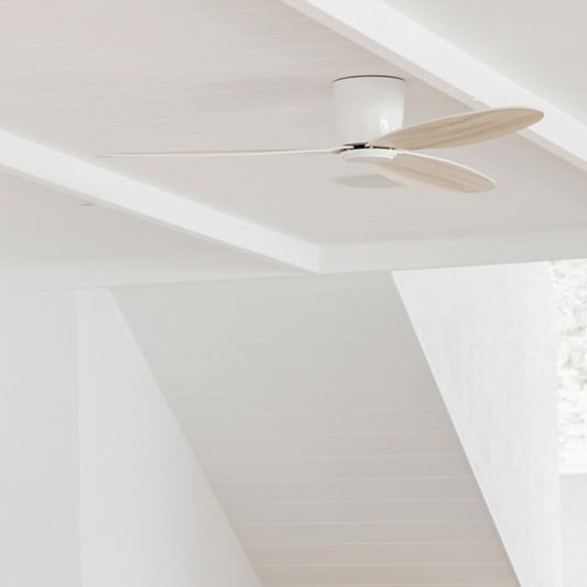 Beacon ceiling fan Airfusion Radar oak Ø 106 cm quiet | Lights.co.uk