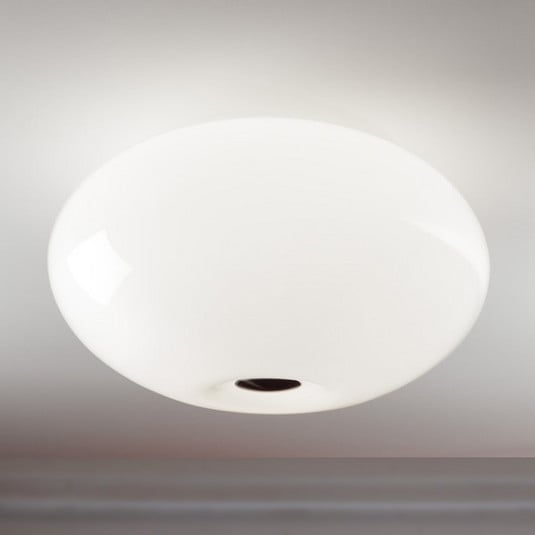 Beautiful ceiling light AIH 38 cm white lustrous | Lights.co.uk