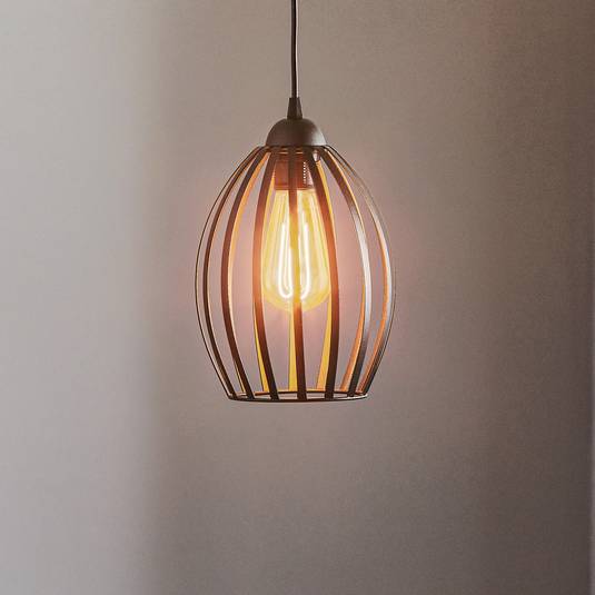 Dali pendant light in black, 1-bulb | Lights.co.uk