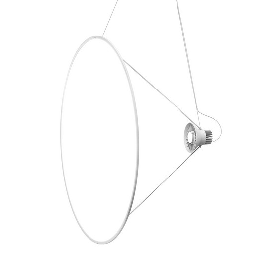 Luceplan Amisol LED pendant light Ø 110cm opal white | Lights.co.uk