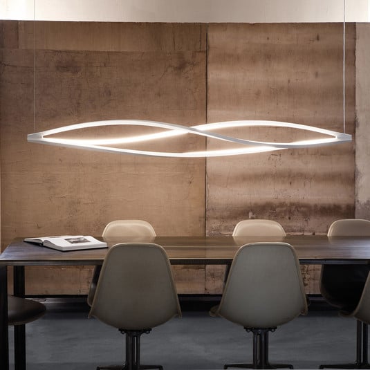 Lampada a sospensione Nemo In The Wind orizzontale. 2.700K bianco ...