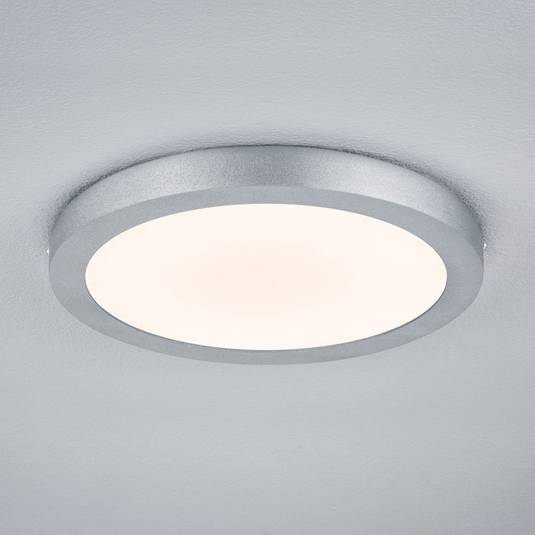 Paulmann Lunar LED-Panel, rund, Ø 30 cm, chrom | Lampenwelt.de