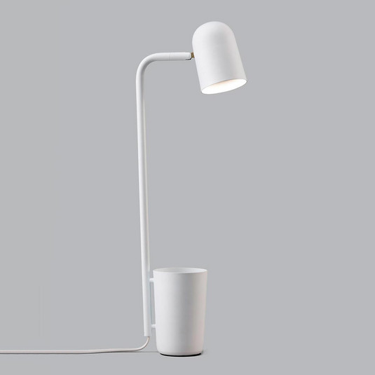 Designer desk lamp Buddy, white | Lights.co.uk