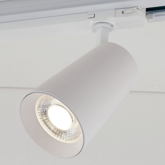 LED track spotlight Kone 3,000K 24W white | Lights.co.uk