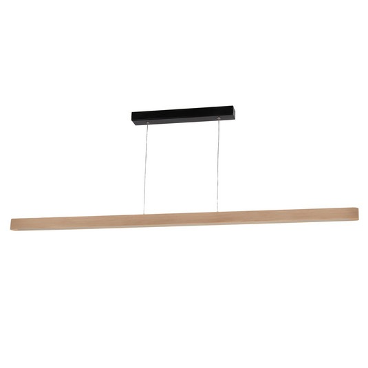 Envostar Lineo LED hanging light oiled oak | Lights.co.uk