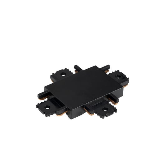 Lindby cross connector Lumaro, black, plastic | Lights.co.uk