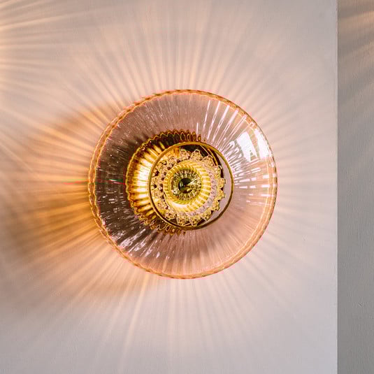 Wall light New Wave Optic XL, pink, Eyeball, plug | Lights.co.uk