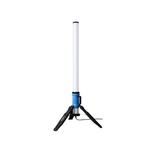 Palo luminoso LED Rath 360° blu/nero 6.500K 180 W | Lampade.it