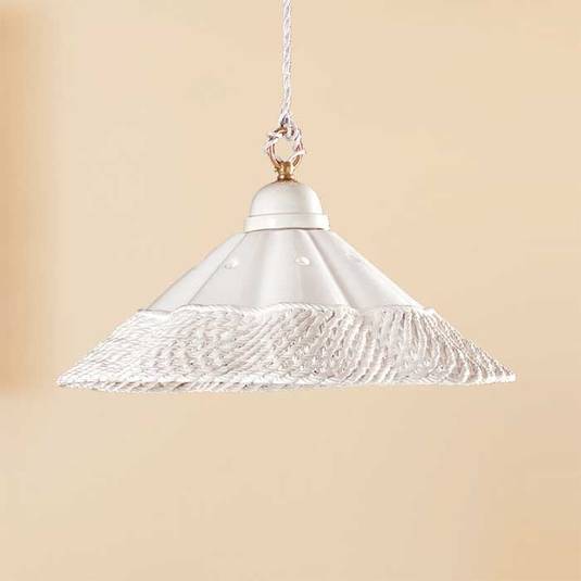 GONNELLA hanging light, decorative band on bottom | Lights.co.uk
