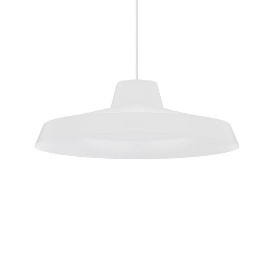 Miguel LED pendant light, white, aluminium, 2,700 K | Lights.co.uk