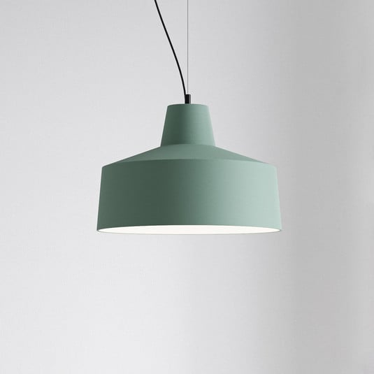 Karman Suspension Gangster, vert, Ø 48 cm, céramique, E27 | Luminaire.fr