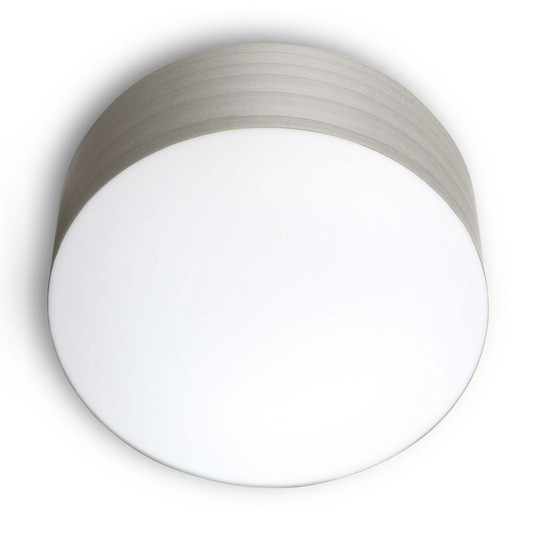 LZF Gea ceiling lamp 0-10 V dim, Ø 30 cm, grey | Lights.co.uk