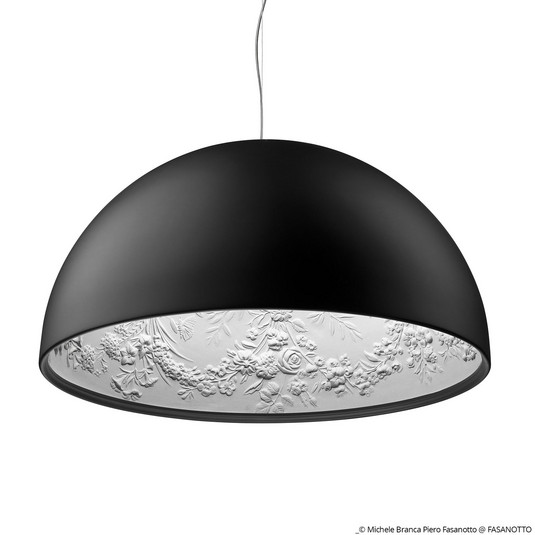 FLOS Skygarden hanging light, matt black | Lights.co.uk