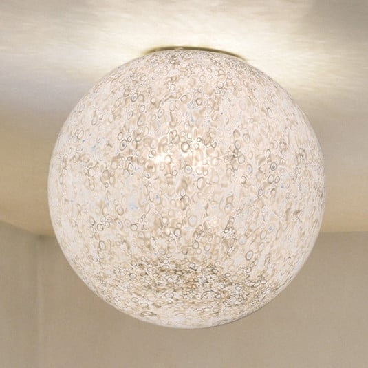 Handmade glass ceiling light RINA | Lights.co.uk