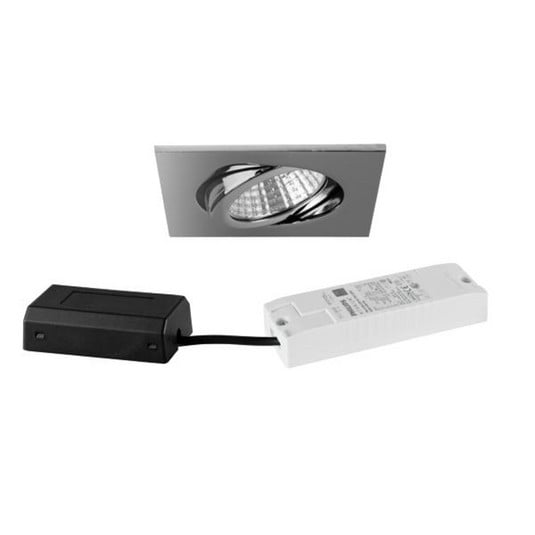 BRUMBERG BB05 recessed DALI junction box chrome | Lights.co.uk