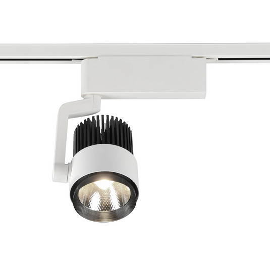 Spot LED sur rail Radiator pour DUOline, blanc mat, CCT | Luminaire.fr