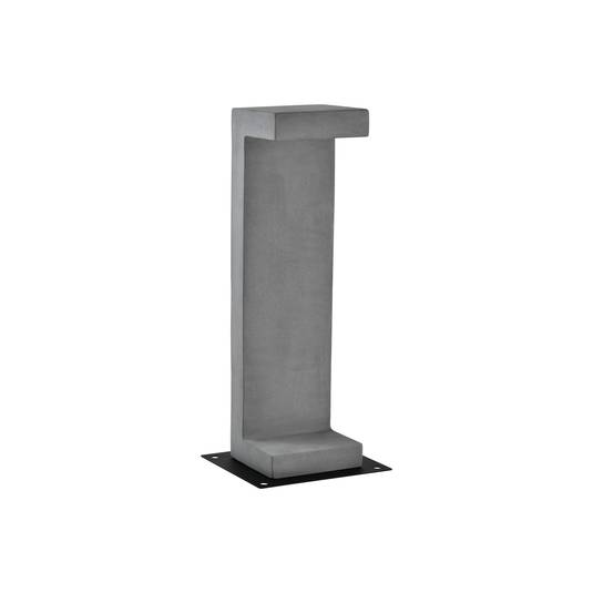 LED pedestal lamp Gary, concrete | Lights.co.uk