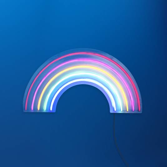 Applique LED Neon Rainbow, USB | Lampade.it
