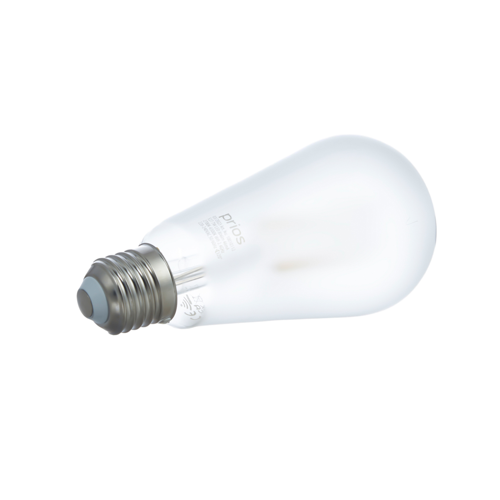 Żarówka LED Prios Smart, 3, E27, ST64, 7W, matowa, Tuya | Lampy.pl Żarówka LED Prios Smart, 3, E27, ST64, 7W, matowa, Tuya | Lampy.pl