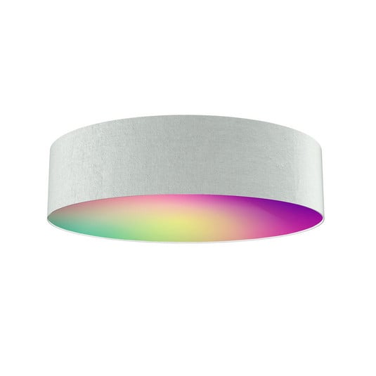 Müller Licht tint LED ceiling light Malea, RGB, CCT, grey | Lights.co.uk