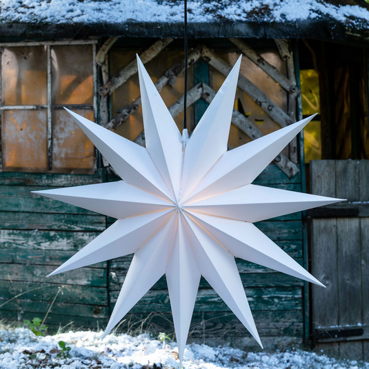 Jumbo star for outdoors, 11-pointed, Ø 100 cm | Lights.co.uk