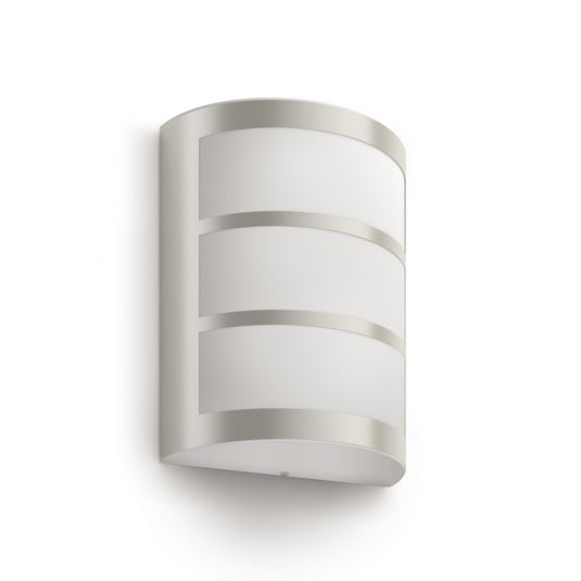 Philips LED outdoor wall light Python UE, grey | Lights.co.uk