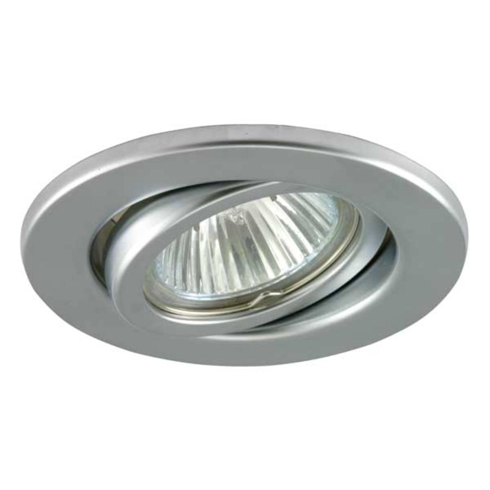 Bright low volt recessed lamp SOKE matt silver | Lights.co.uk