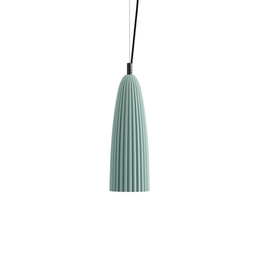 Karman Suspension Sahara, vert sauge, Ø 14 cm, céramique E27 | Luminaire.fr