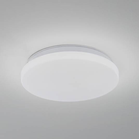 Lindby LED outdoor ceiling light Kirkola, 4000 K, Ø 26 cm, white ...