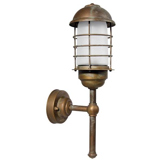 Seawater-resistant outdoor wall light Carlon, straight | Lights.co.uk