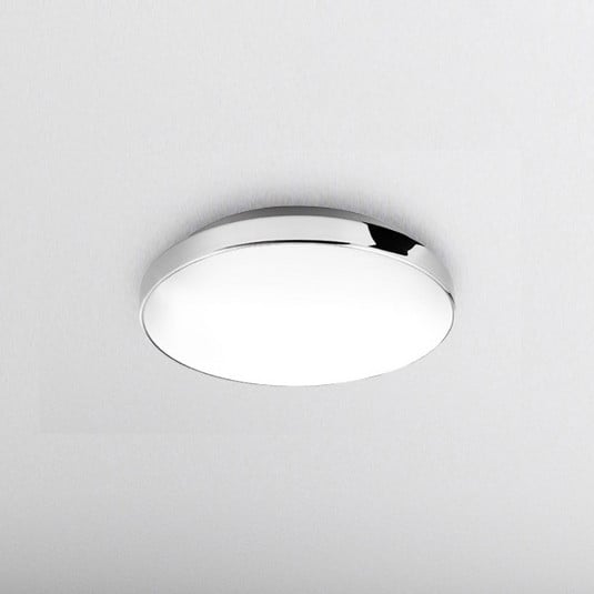 LED-Deckenlampe Malbona, Chromrahmen, Ø 28,5 cm | Lampenwelt.de