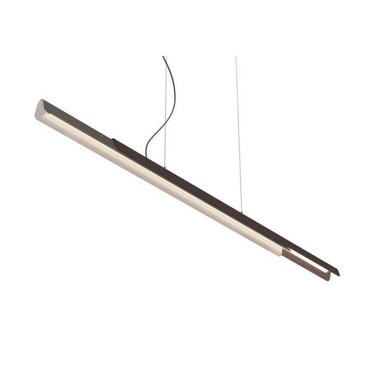 Dala Linear Suspension 3000K Dark Grey/Wood - KDLN | Acheter ici