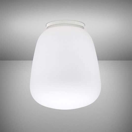 Fabbian Lumi Baka glass ceiling light, Ø 33 cm | Lights.co.uk