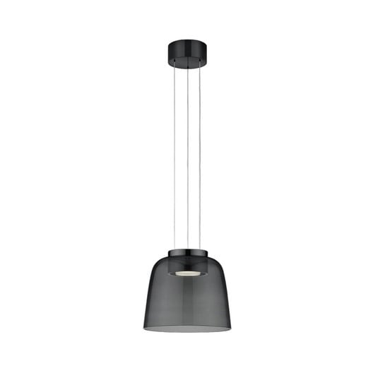 Helestra Oda suspension abat-jour en verre noir | Luminaire.fr