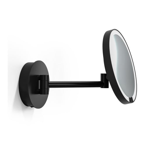Decor Walther Look Plus 7X LED wall mirror black | Lights.co.uk