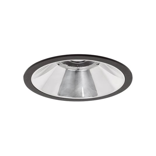 BRUMBERG Apollo Midi riflettore liscio, rotondo, 4.000 K, nero | Lampade.it
