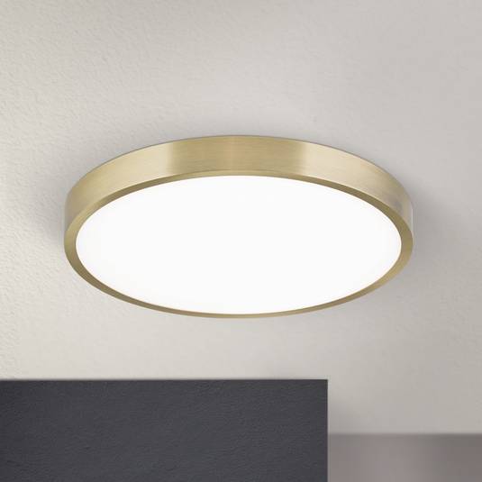 Bully LED ceiling light with patina look, Ø 28 cm | Lights.co.uk