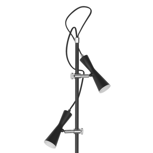 Peppig gestaltete LED-Stehlampe Move, zweiflammig | Lampenwelt.de