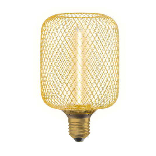 OSRAM Decor LED Straw Filament Square E27 3,5W gold 1.800K | Lights.co.uk