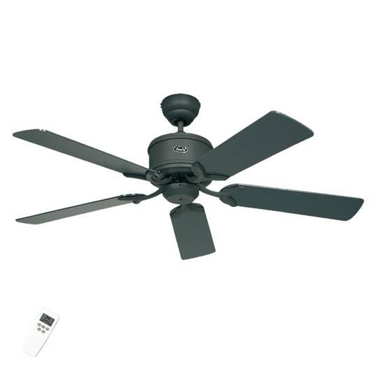 Energy-saving ceiling fan Eco Elements gr-bl | Lights.co.uk