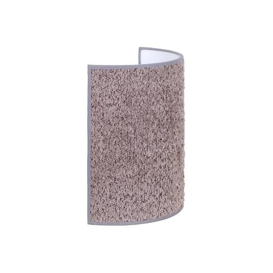 Applique Boucle di stoffa, grigio | Lampade.it