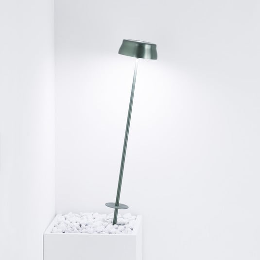 Zafferano Sister Light Lampada a batteria con picchetto verde | Lampade.it